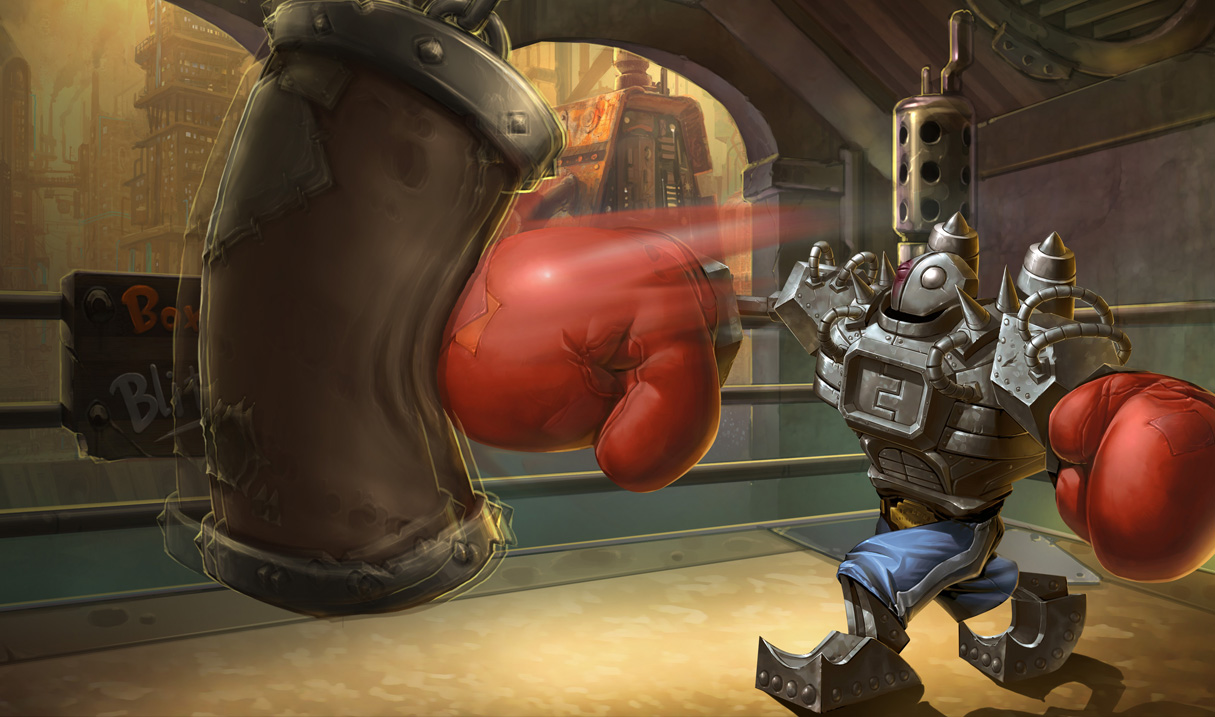 League of Legends Wallpaper: Blitzcrank - The Great Steam Golem
