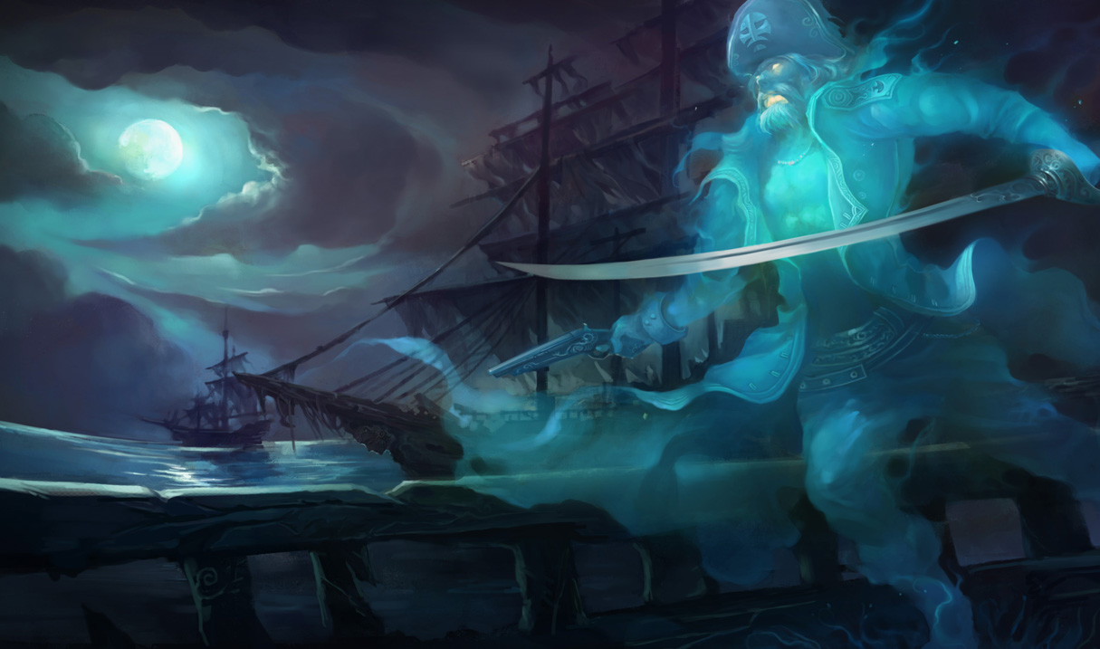 League of Legends Wallpaper: Gangplank - The Saltwater Scourge