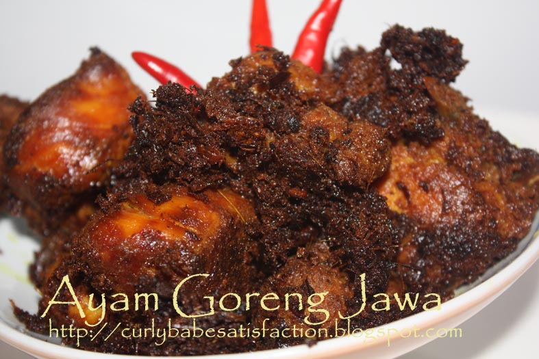 Curlybabe's Satisfaction: Ayam Goreng Jawa