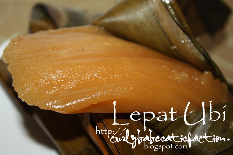 Curlybabe's Satisfaction: Lepat Ubi