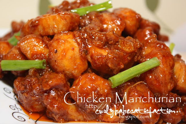 Curlybabe's Satisfaction: Chicken Manchurian