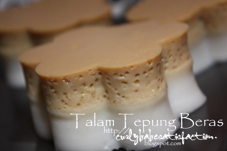 Curlybabe's Satisfaction: Talam Beras @ Talam Tepung Beras