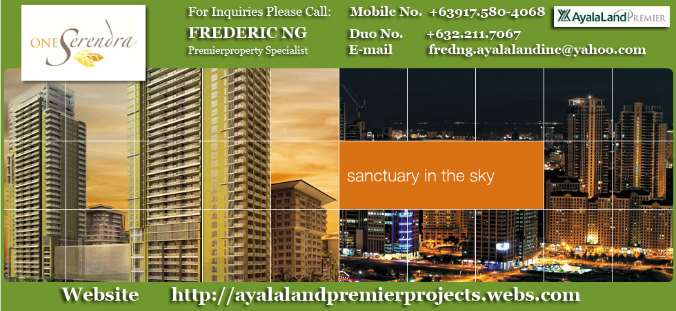 Ayala Land Premier Projects: The West Tower @ One Serendra Sanctuary In ...