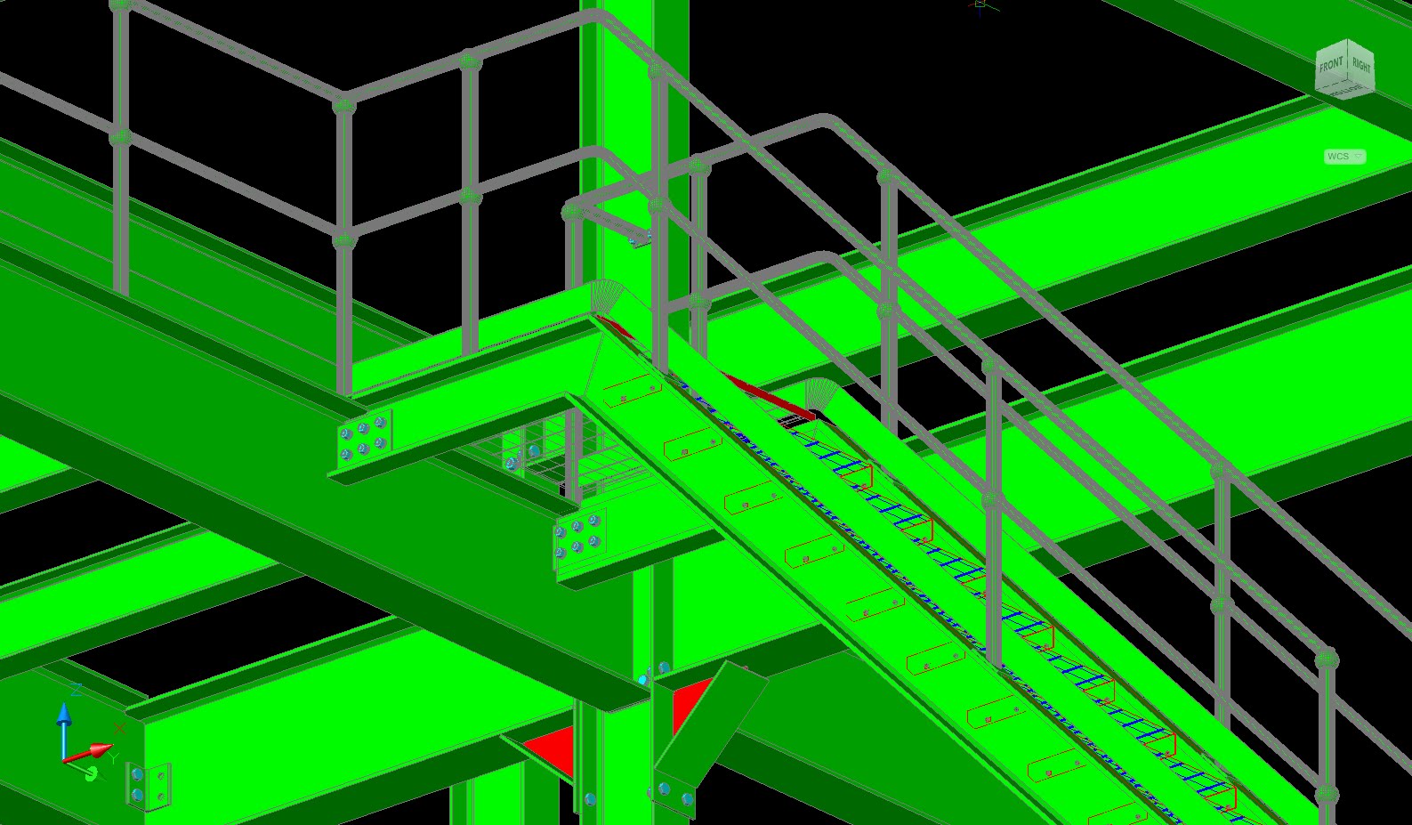 Jason Lange: 3D Model - ProSteel Steel Detailing - Zoom
