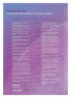 Declaration of Human Rights: UNIVERSAL DECLARATION OF HUMAN RIGHTS POSTER