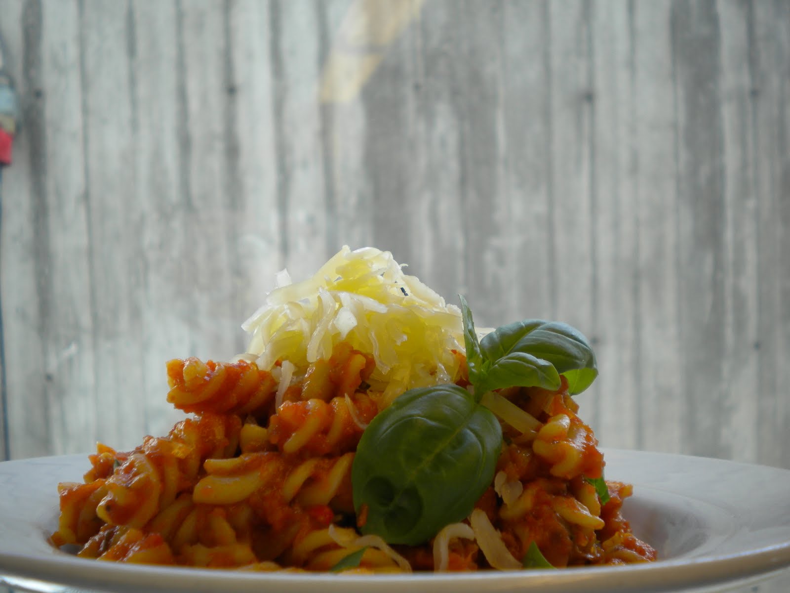 Lunsj med buffet: Arrabiata fusilli