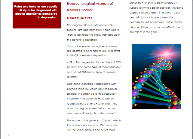 Bipolar Disorder: Bipolar Disorder Brochure