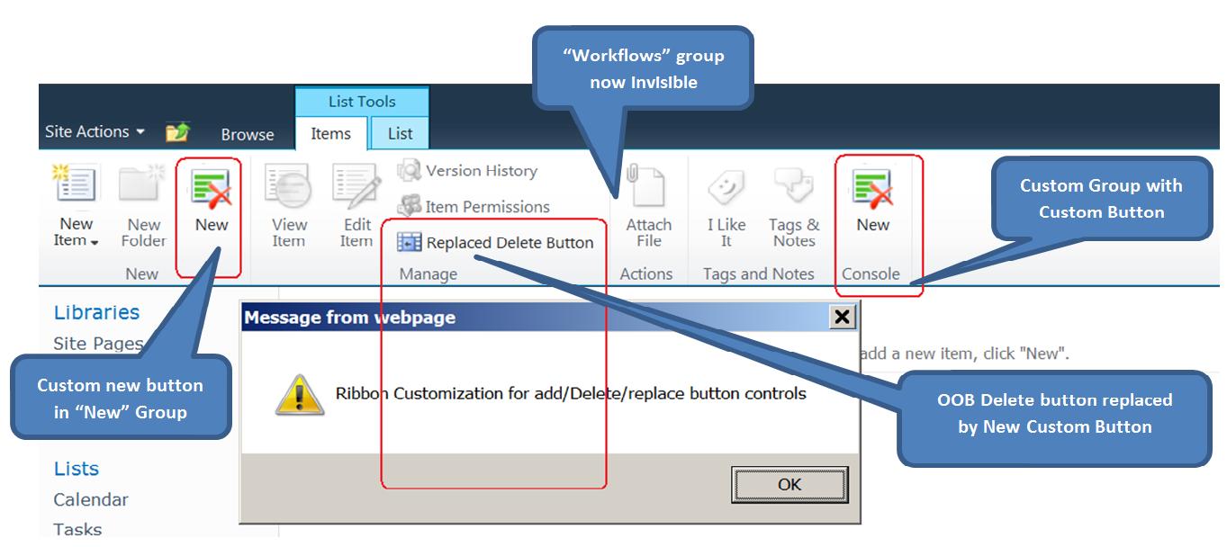 Mevsmyself Sharepoint 2010 Ribbon Customization Part Ii How To Add Remove Replace Tab Controls