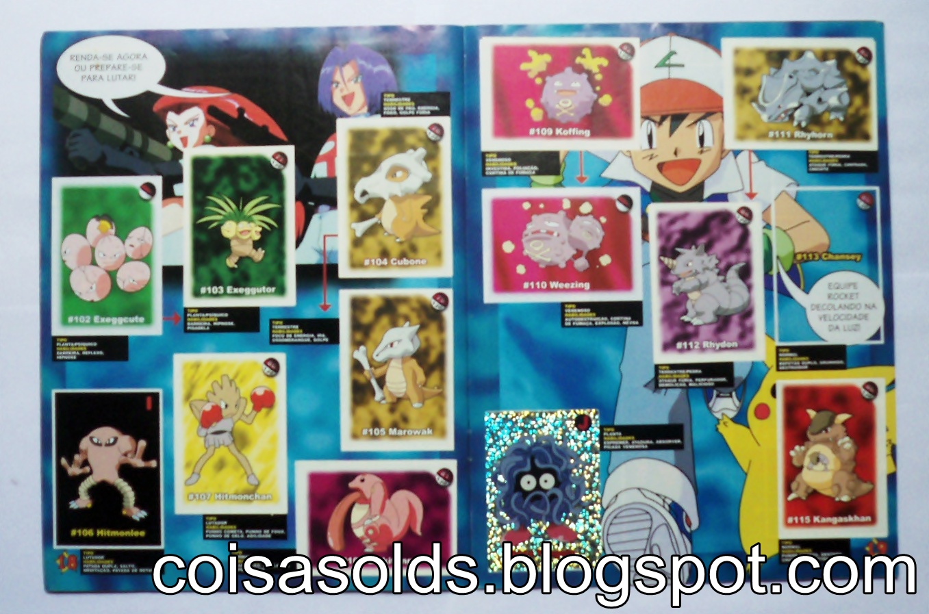 Coisas Olds - Tazos, Cards, Figurinhas e +: Pokémon Panini