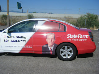 Queen of Wraps: State of the Art State Farm Wrap