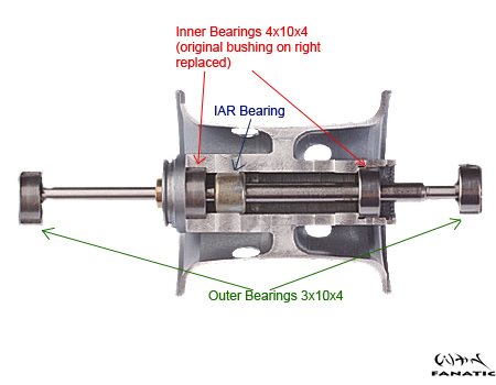 FishNFanatic: #2 Removing the infinite anti reverse(IAR) roller bearing ...