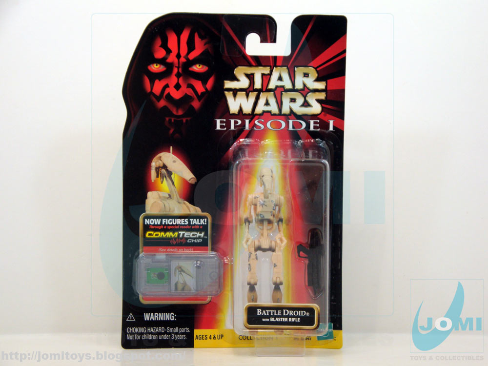 JoMi toys: Star Wars Episode I CommTech figures US Editions