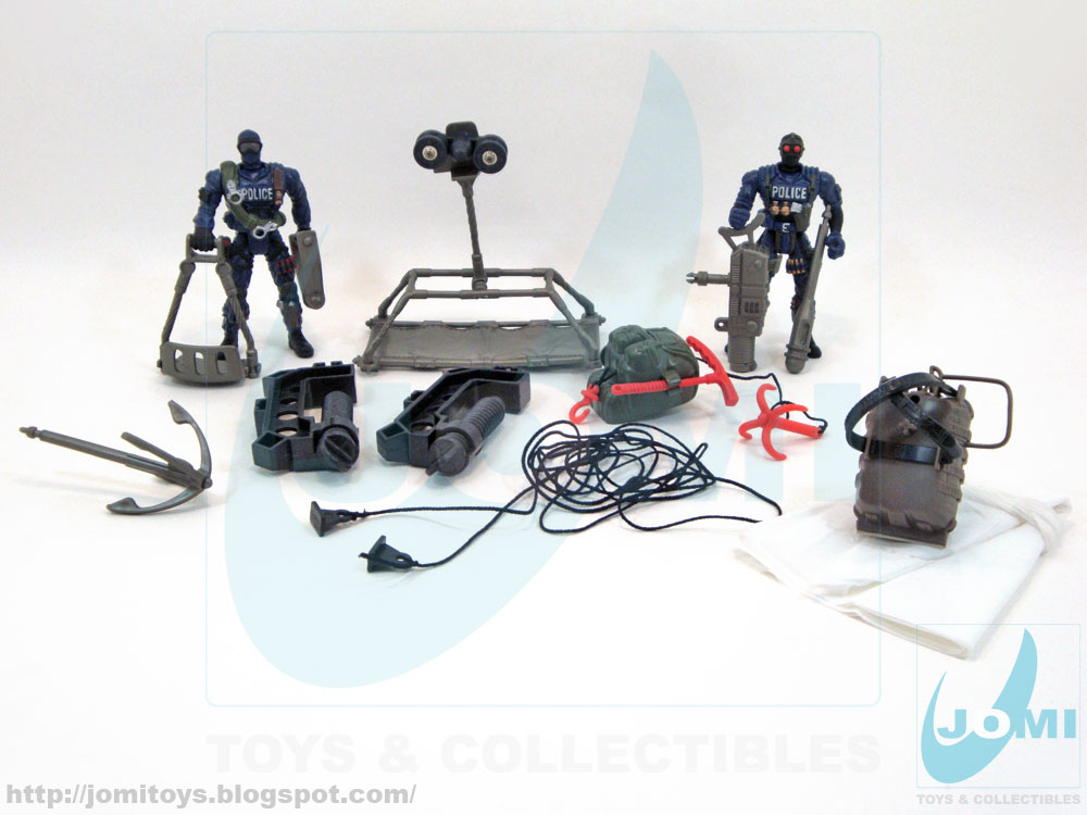 JoMi toys: Police Force Series II Deluxe Action Figure Playset - All ...