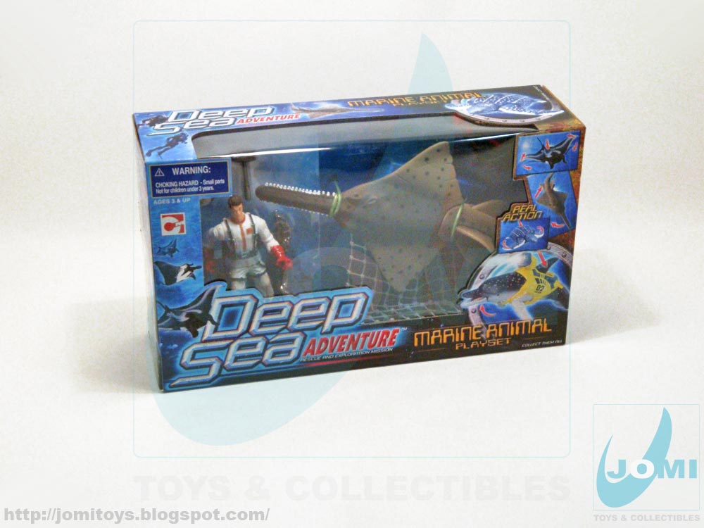 JoMi toys: Deep Sea Adventure Marine Animal Playset - Sawfish