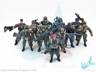 JoMi toys: Group shots: Soldier Force Series III