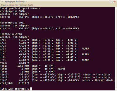 Linux-like: Monitoramento de hardware com lm-sensors e hddtemp