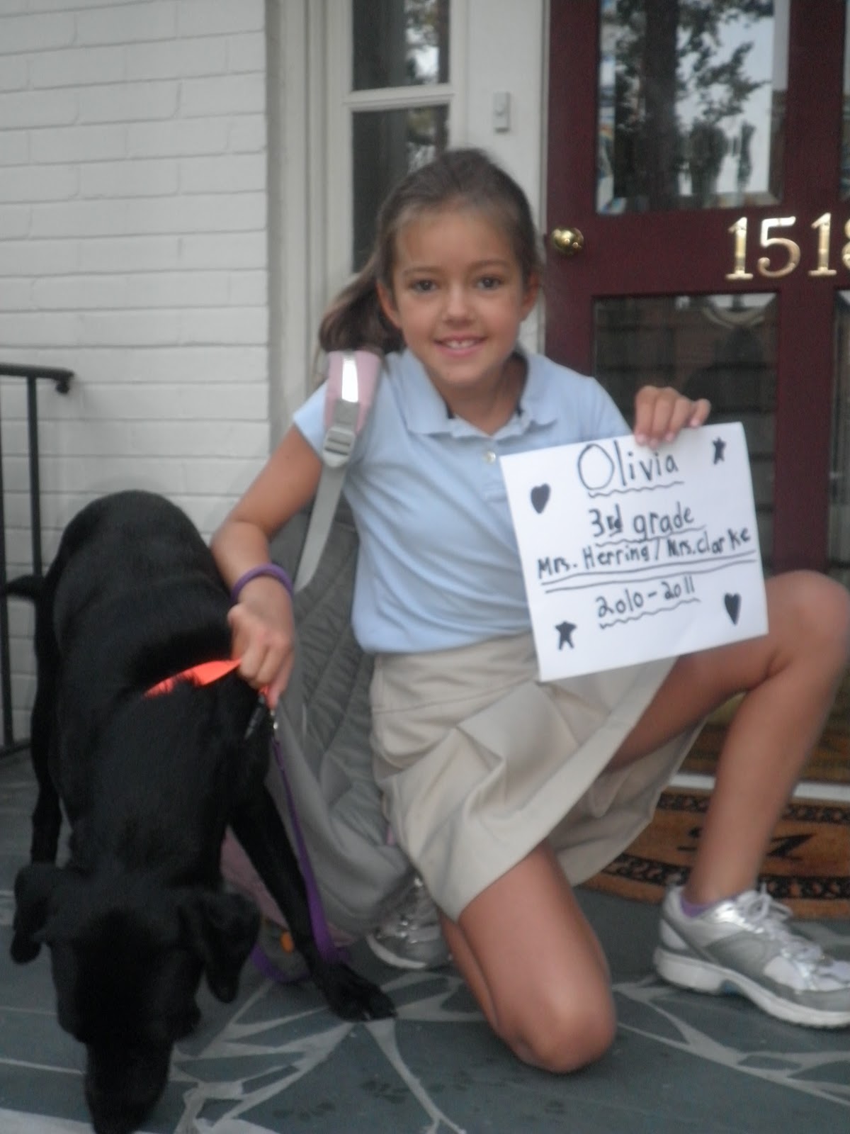 The Merritts in South Carolina!: Olivia's 1st day of 3rd grade