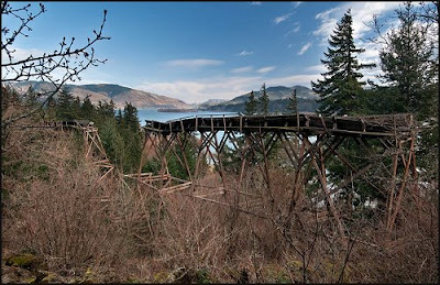 The Broughton Lumber Flume