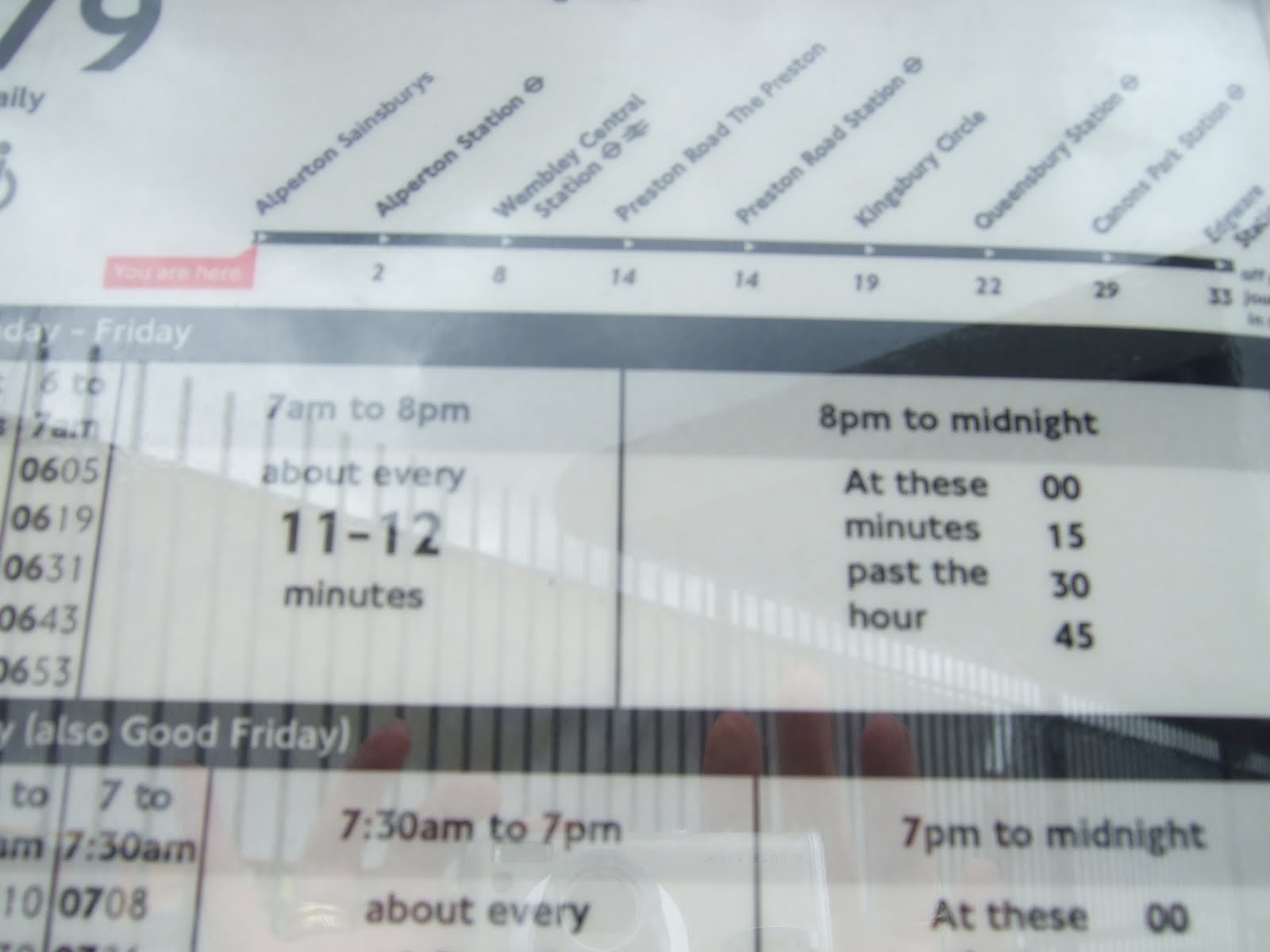 London buses one bus at a time: the return: The Number 79 Route