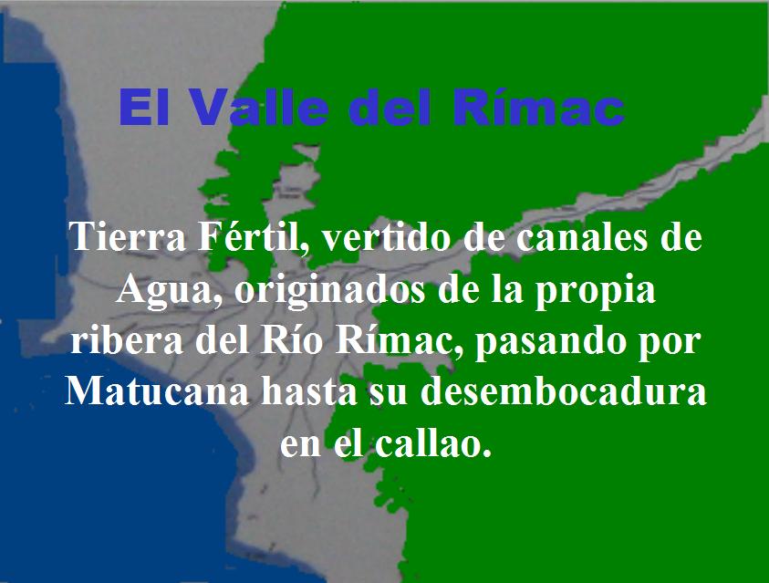 Conoce más del Rimac: EL VALLE DEL RIMAC