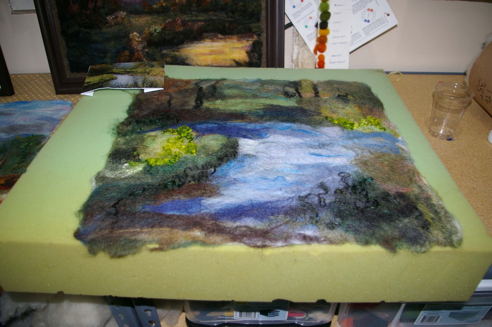 Felt Inspiration: Another successful landscape class