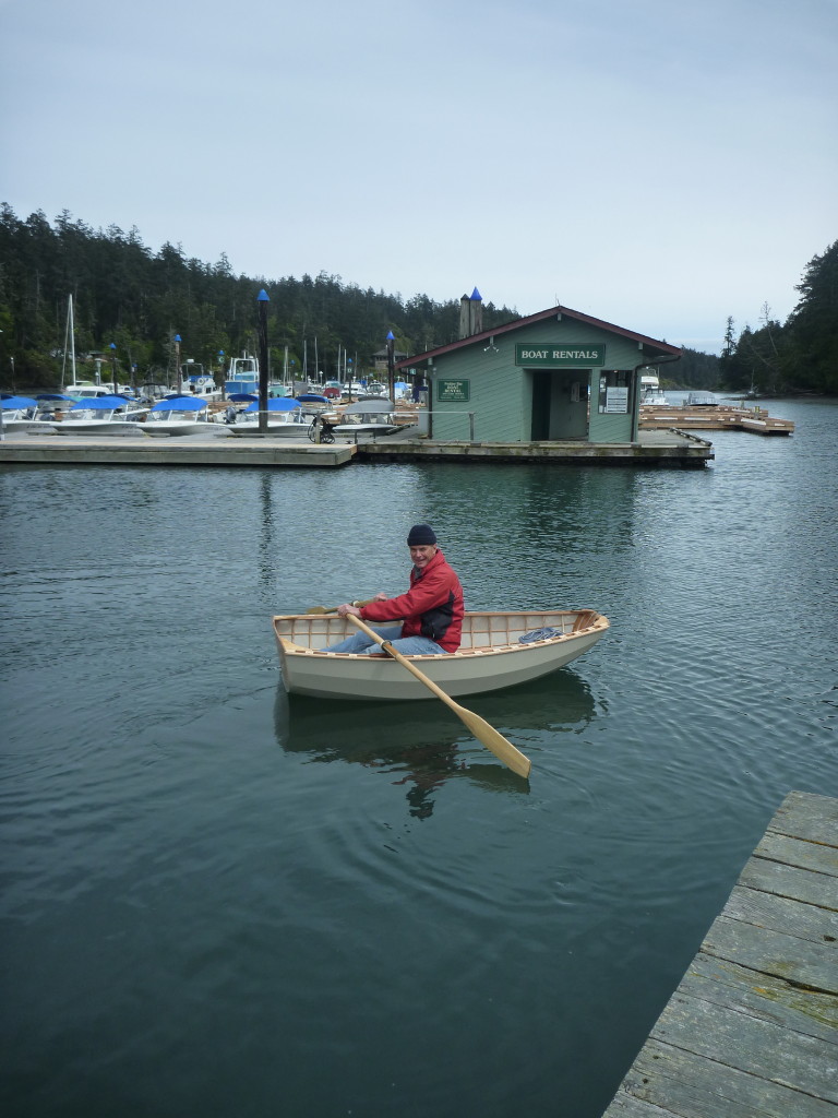 Mostly About Boats : The "BLACK FLY" Dinghy 6: First Launch and Te