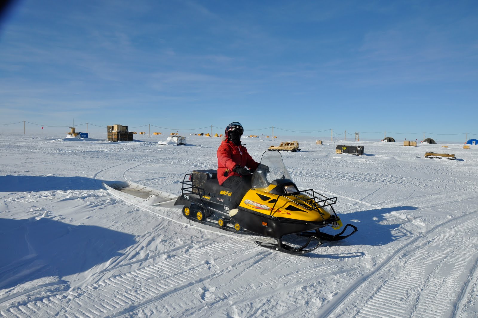 West Antarctic Ice Sheet Science Traverse: Tents, Snow Mobiles, and Weather
