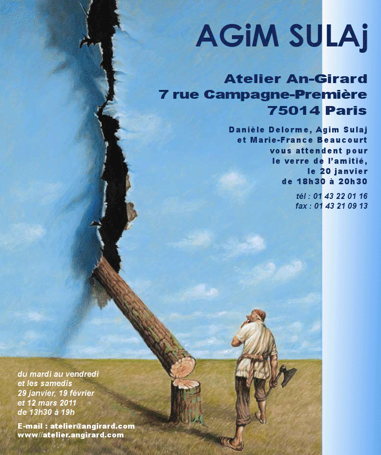 FANY - BLOG: In mostra a Parigi, AGIM SULAJ