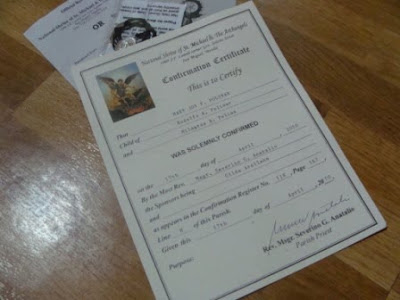 The Big Day: Sacrament of Confirmation @ National Shrine of St. Michael ...