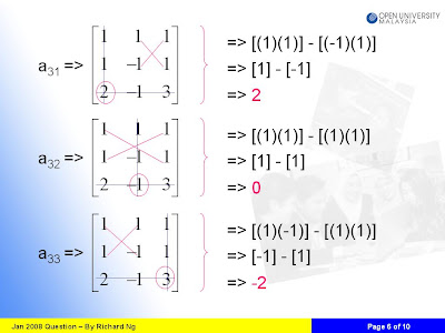 Management Mathematics: Solving Equations Using Inverse 3x3 Matrix