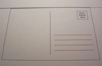 Printable Crafts: Fabric Postcard