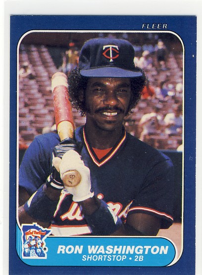 Ron Washington: 1986 Fleer #409