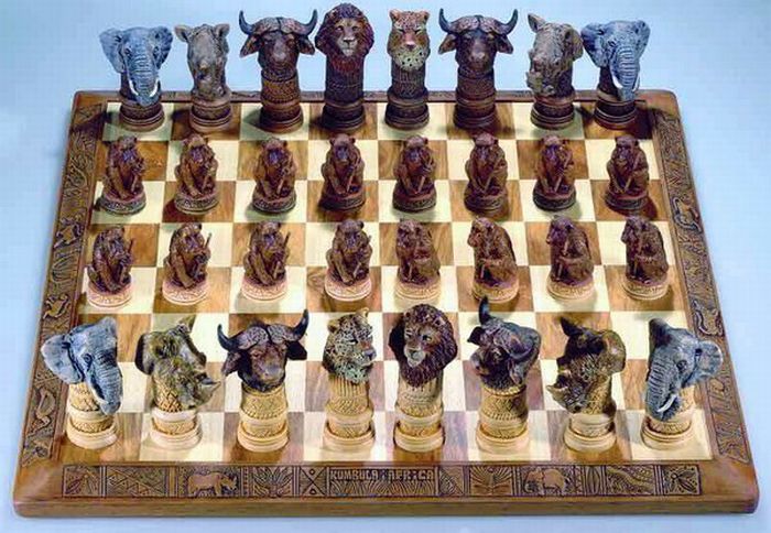53 Strange chess board sets | Curious, Funny Photos / Pictures
