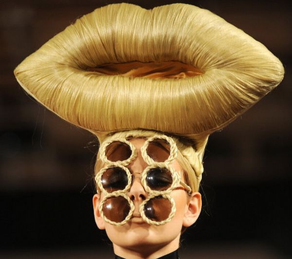 Funny, strange and crazy hairstyles - 30 Pics | Curious, Funny Photos ...