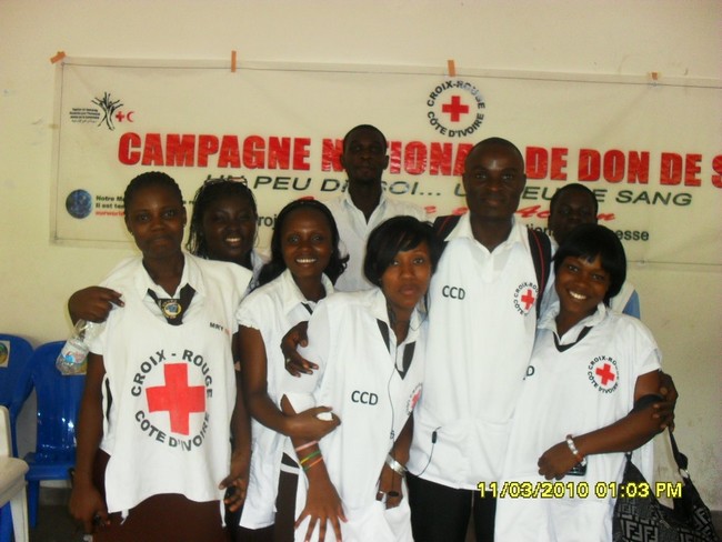 Comité Croix-Rouge de Cocody: Croix-Rouge de Côte d'Ivoire: Coordination Jeunesse nationale, don ...