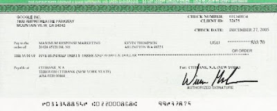 Adsense Gallery: My Adsense Check