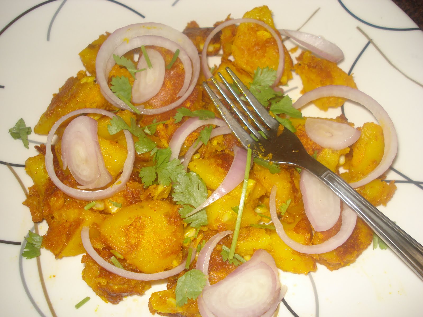 ALU GARLIC TIKKA - Prathi's Cuisine