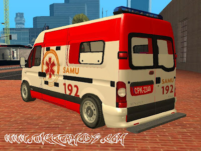 GTA Mods Militares: Renault Master SAMU 192