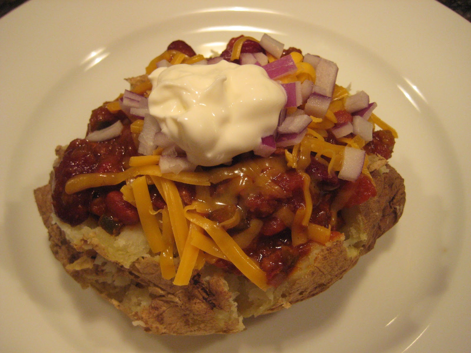 Dinner with the Welches: Chili Baked Potato