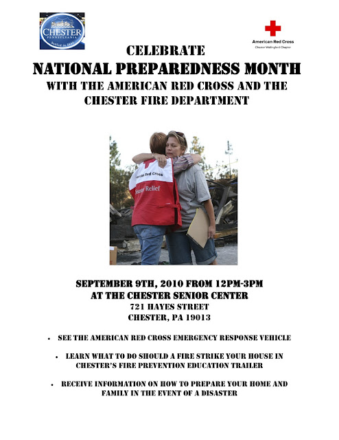 The Chester City Blog: Disaster Preparedness Event in Chester tomorrow