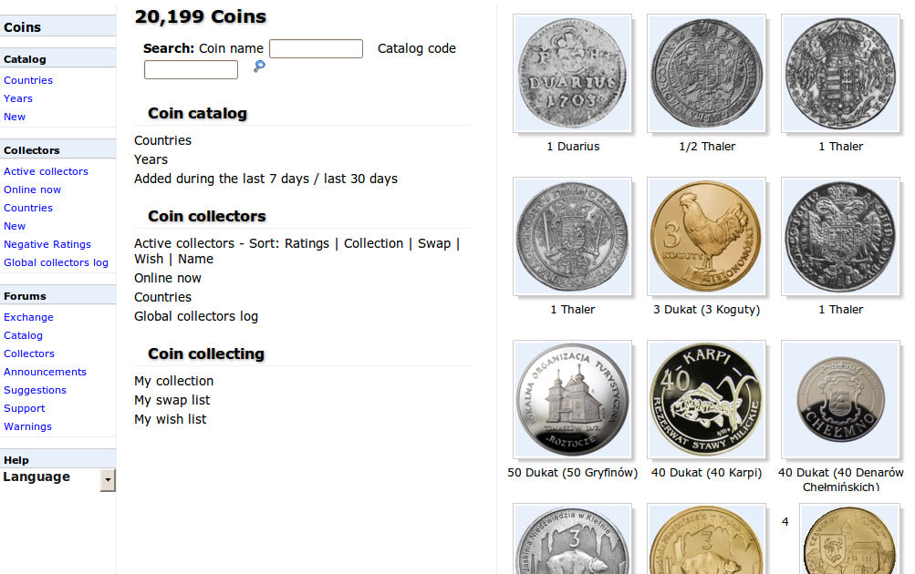 Colnect, Connecting Collectors: Over 20,000 Coins on Colnect's Free Catalog