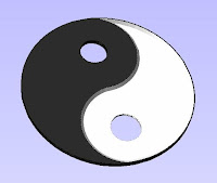 Yin Yang - ornament,sign,woodworking - Free DXF Files