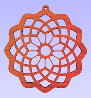 Flower Design/Ornament - fretwork,ornament,woodworking - Free DXF Files