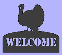 Welcome Turkey - bird,wildlife - Free DXF Files
