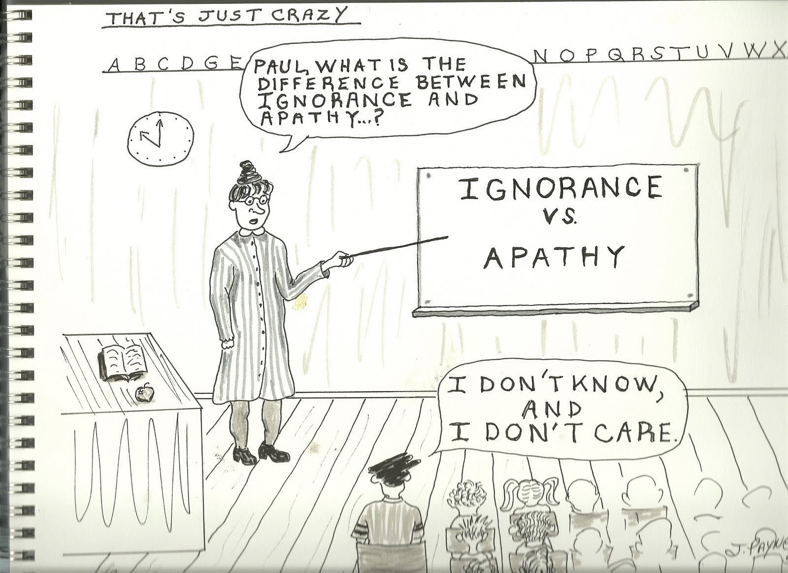 Cartoon Czar: Ignorance and Apathy