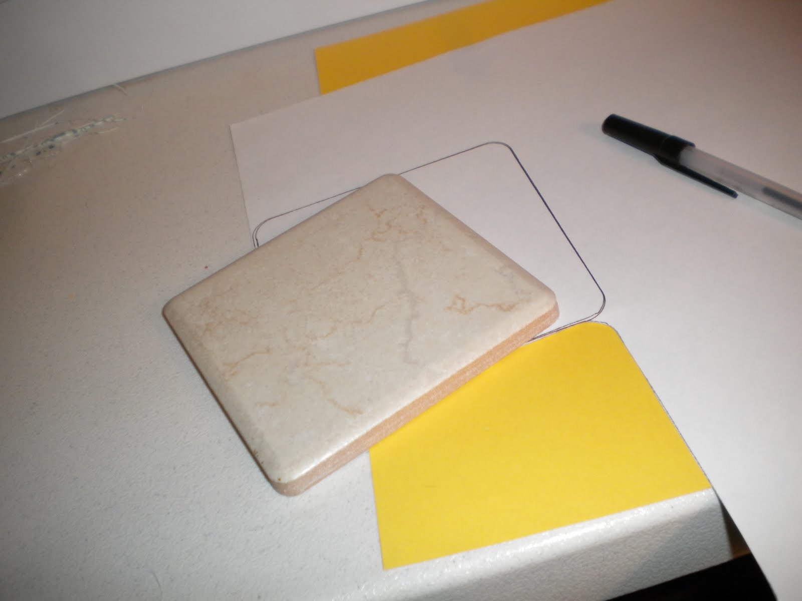 DIY Wednesday: Mod Podge Tile Coasters | The Dabbling Crafter
