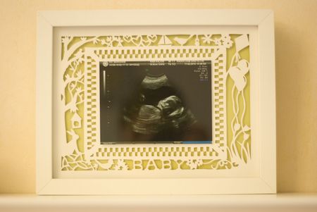 Little Design Cafe: DIY Papercut in a Frame.