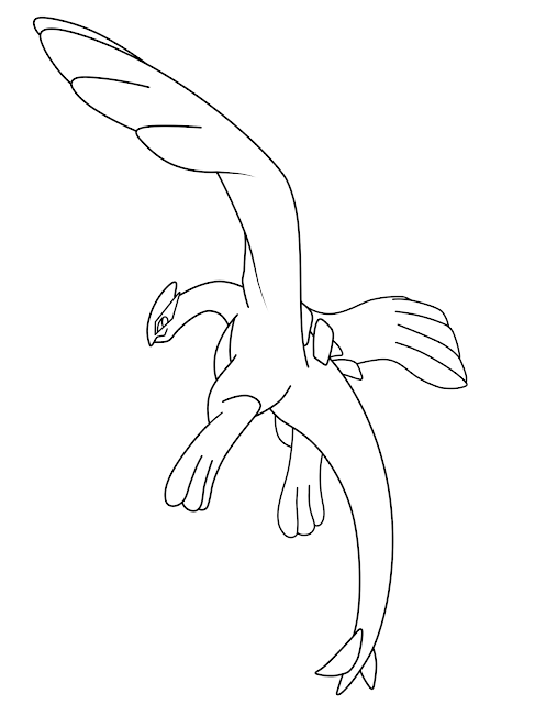 Shadow Lugia Pokemon Coloring Coloring Pages