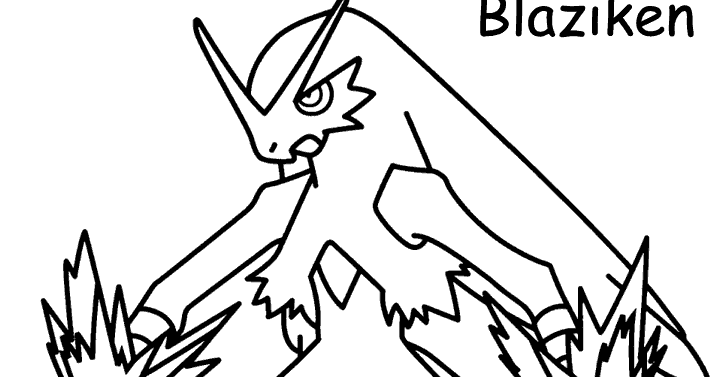 Combusken Coloring Pages
