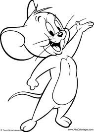Tom and Jerry Cartoon " Tom " Character Coloring Pages | Cartoon ...